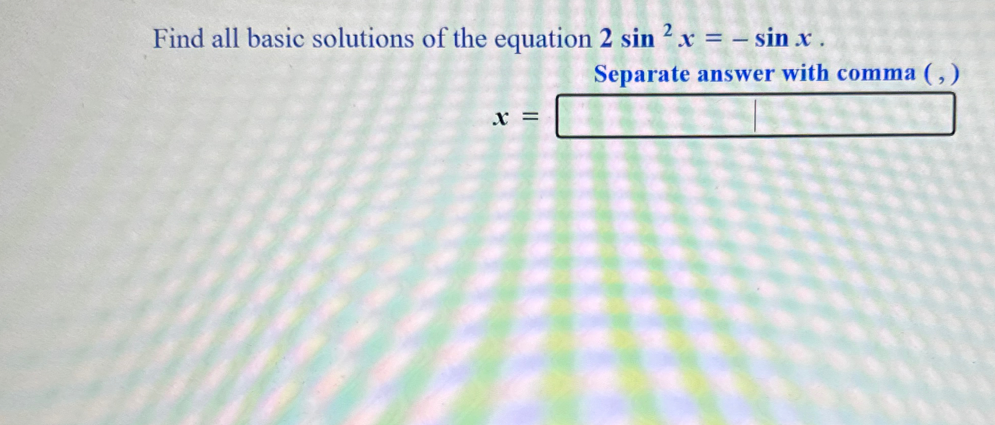 Solved Find all basic solutions of the equation | Chegg.com