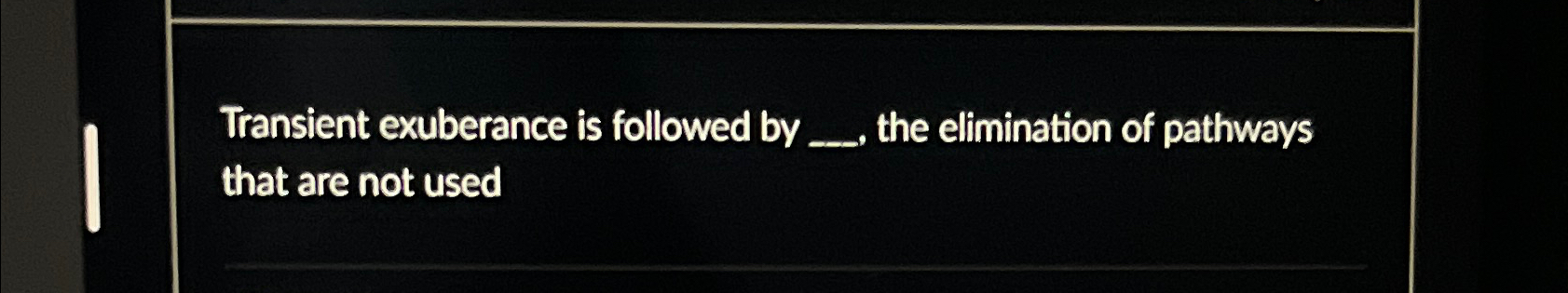 Solved Transient exuberance is followed by the elimination | Chegg.com