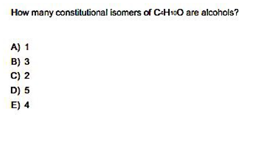 Solved How many constitutional isomers of C+H10O ﻿are | Chegg.com