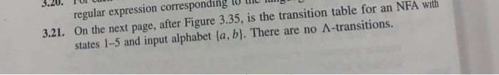 Solved regular expression corresponding 3.21. On the next | Chegg.com