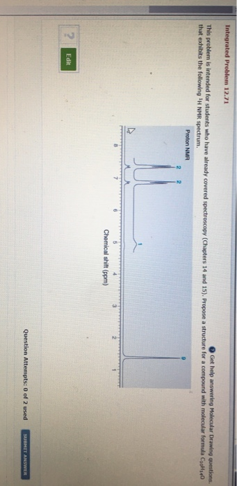 Solved Integrated Problem 12.71 Get help answering Molecular | Chegg.com