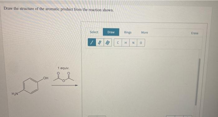 Solved Draw The Structure Of The Aromatic Product From The