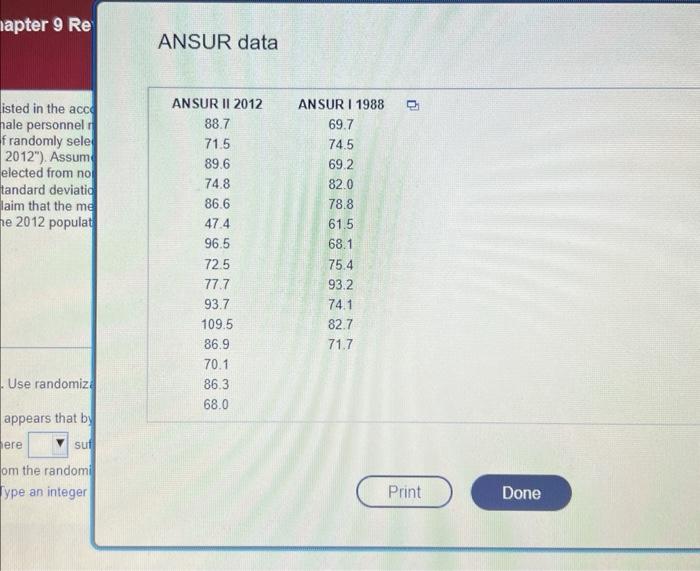 Solved Listed In The Accompanying Table Are Weights Kg Of