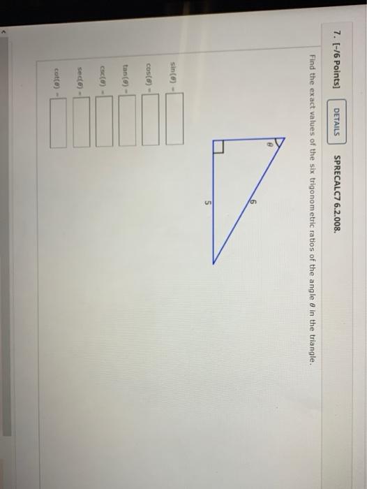 Solved 7. [-16 Points) DETAILS SPRECALC7 6.2.008. Find the | Chegg.com Solved 7. [-16 Points) DETAILS SPRECALC7 6.2.008. Find the | Chegg.com