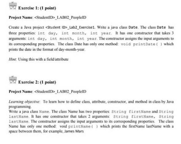 Solved DIST Exercise 1: (1 point) Project Name: LABO2 | Chegg.com