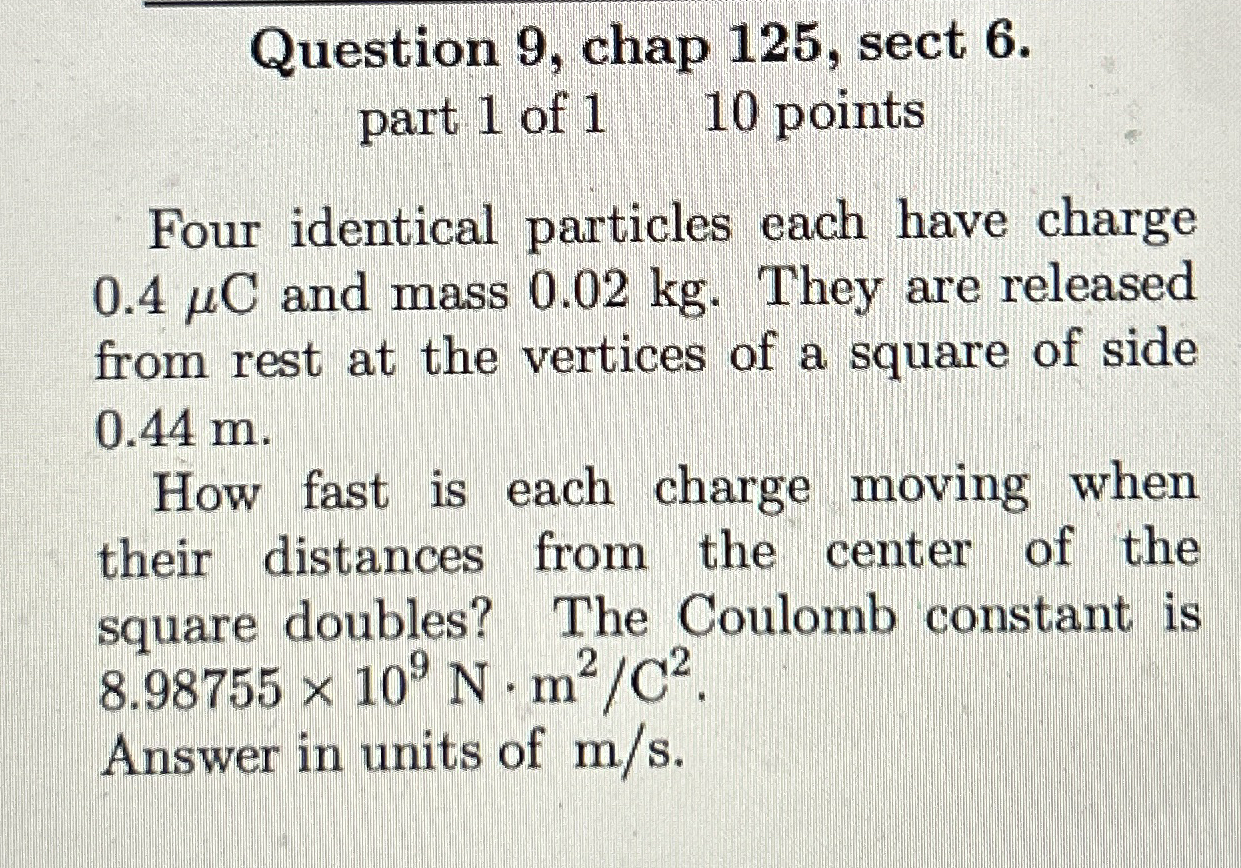 Solved Question 9, ﻿chap 125, ﻿sect 6.part 1 ﻿of 1,10 | Chegg.com