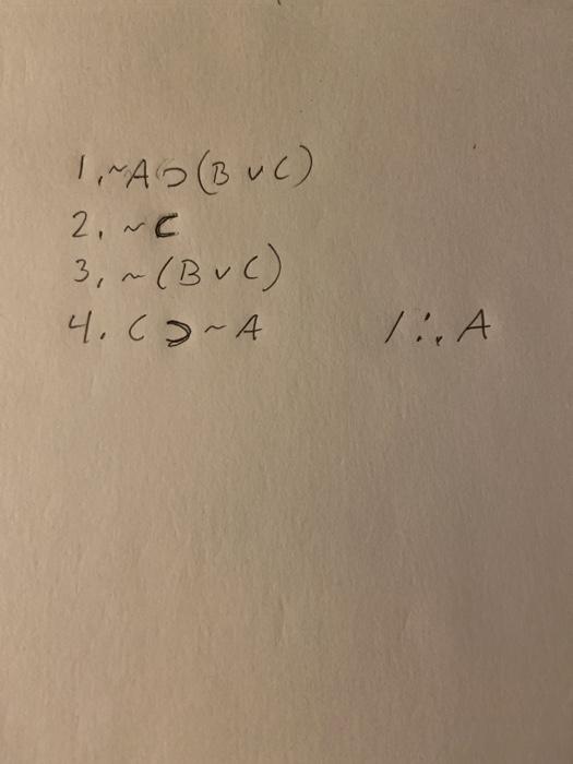 Solved i need help doing a proof for these logic premises | Chegg.com