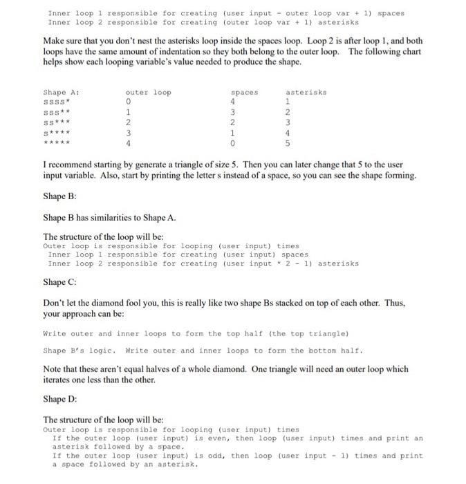 Solved Purpose: This assignment helps teach: • For loops • | Chegg.com