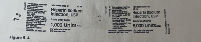 Solved 5. The physician has ordered 5000 units of heparin. | Chegg.com