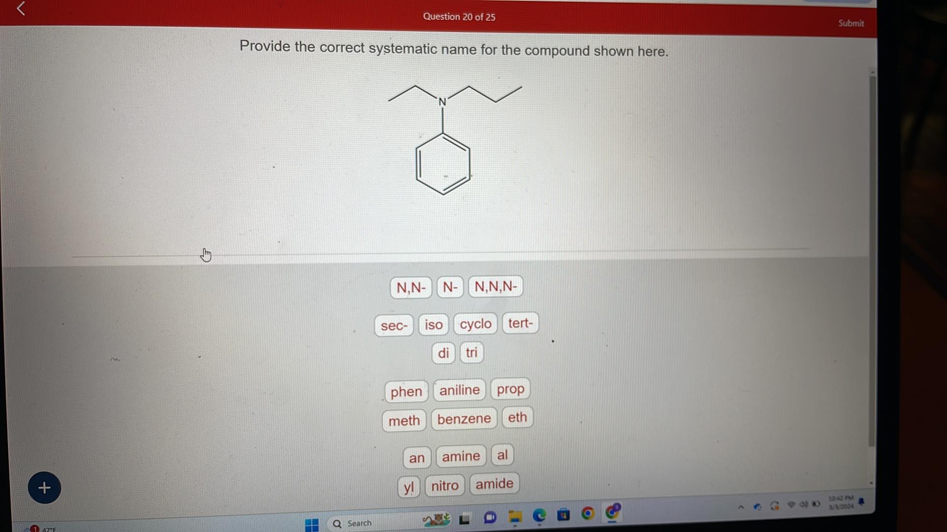 Solved Provide the correct systematic name for the compound | Chegg.com