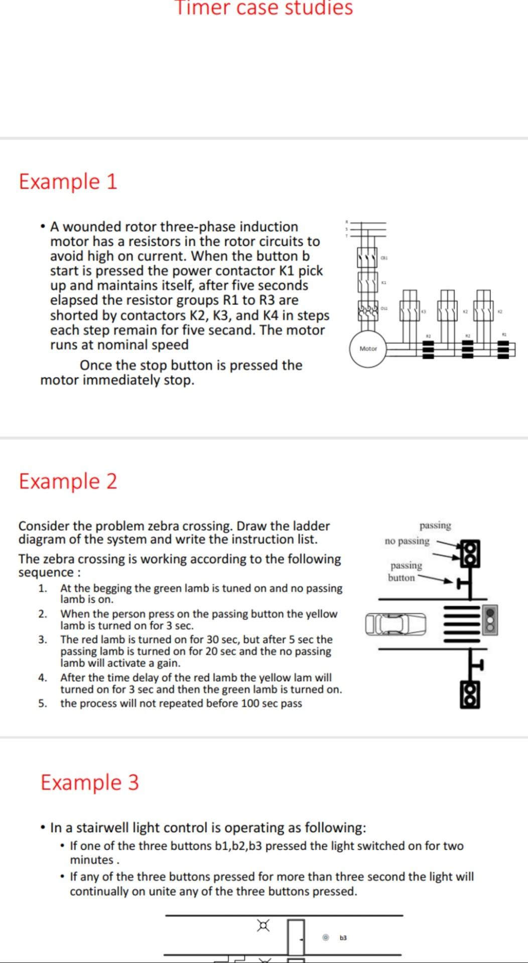 Timer case studies Example 1 • A wounded rotor | Chegg.com