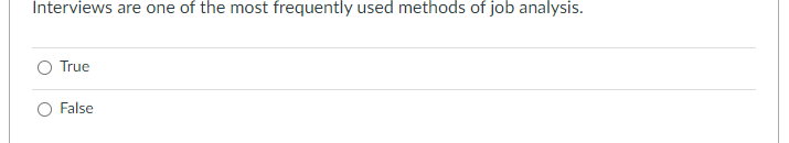 Solved Interviews are one of the most frequently used | Chegg.com