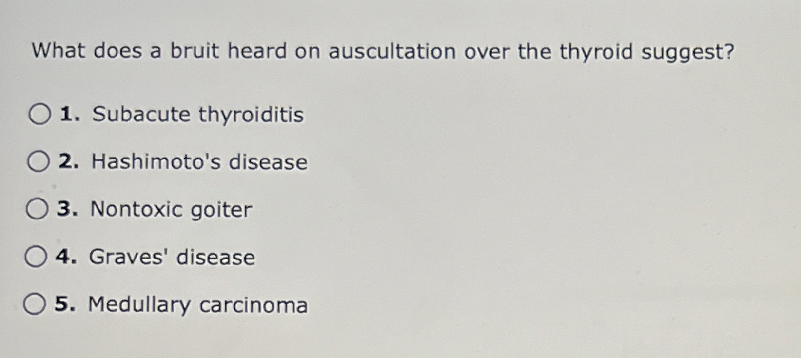 Solved What does a bruit heard on auscultation over the | Chegg.com