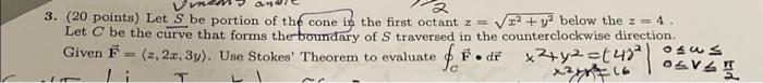 Solved solve using stokes therom with curl f and | Chegg.com
