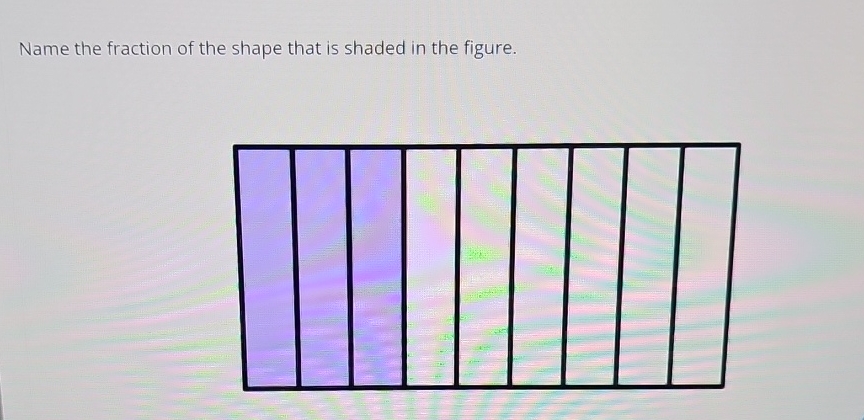 Solved Name the fraction of the shape that is shaded in the | Chegg.com