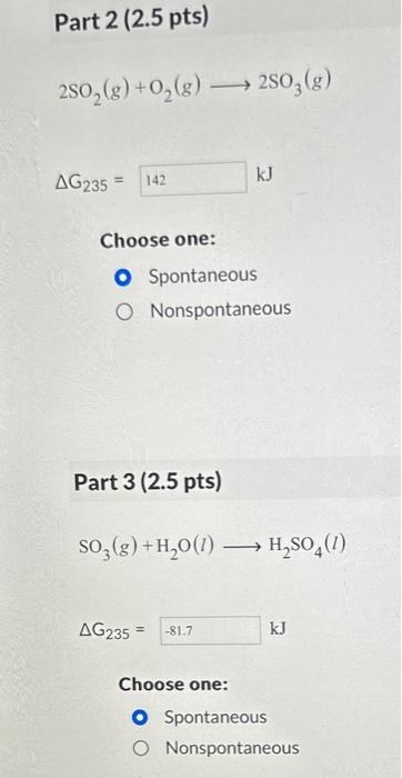 Solved For each part below, use the data below to calculate | Chegg.com