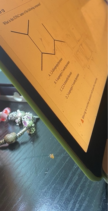 Solved 13 What is the TUPAC same of the flow | Chegg.com