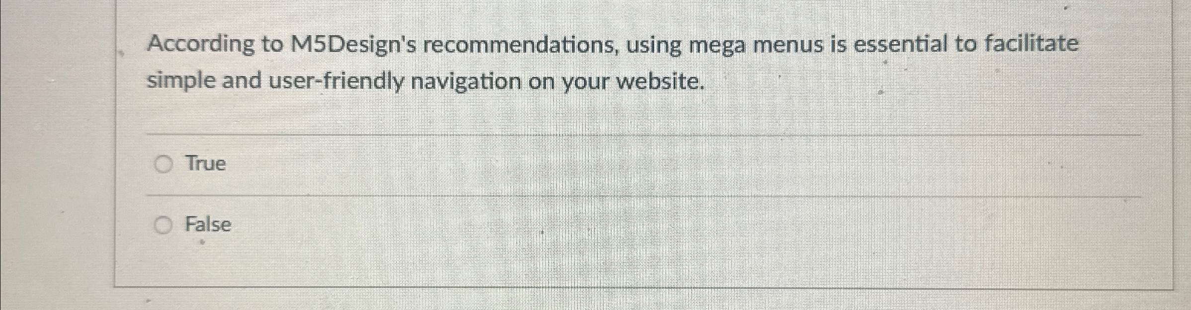 Solved According to M5Design's recommendations, using mega | Chegg.com