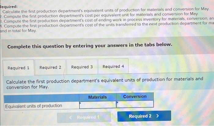 Solved Exercise 5-8 (Algo) Equivalent Units; Cost per | Chegg.com