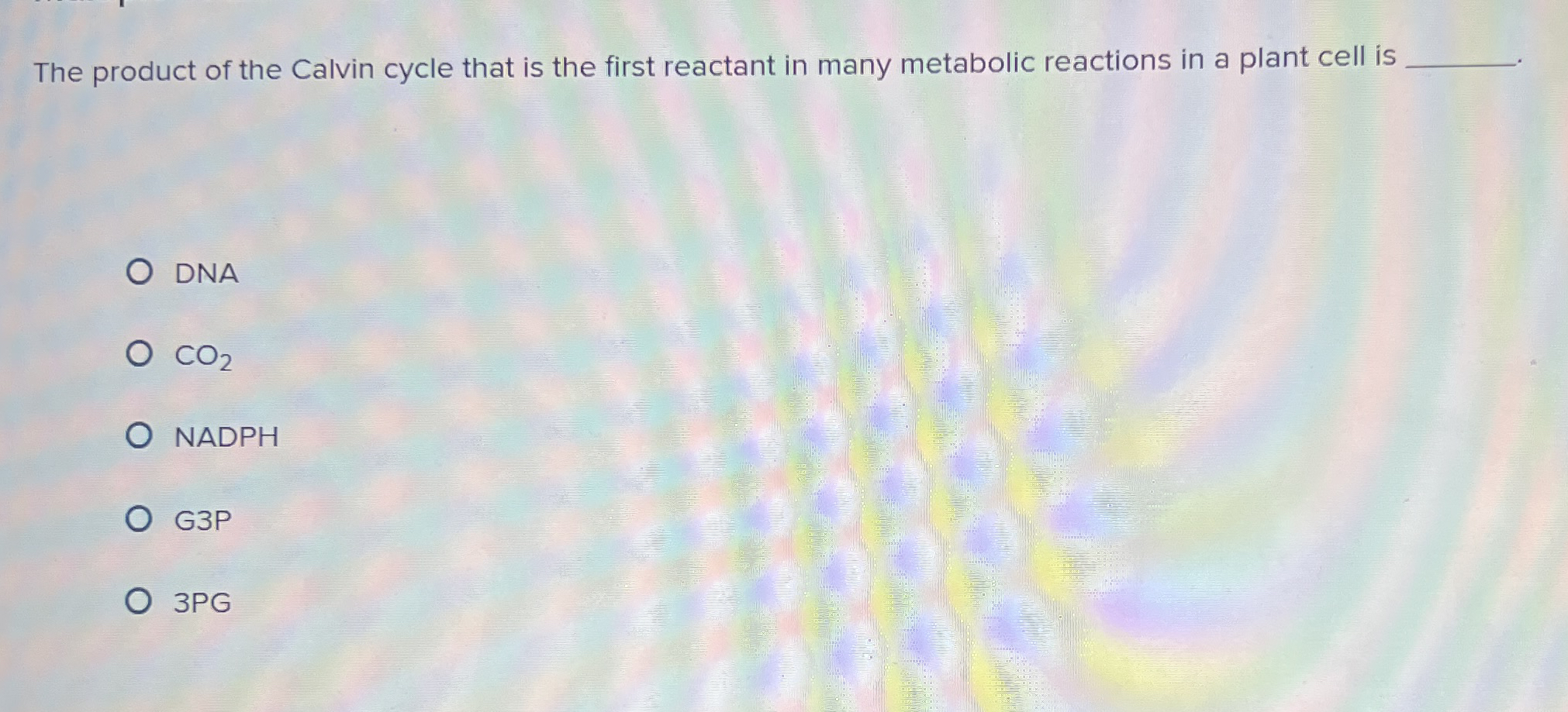 The product of the Calvin cycle that is the first | Chegg.com