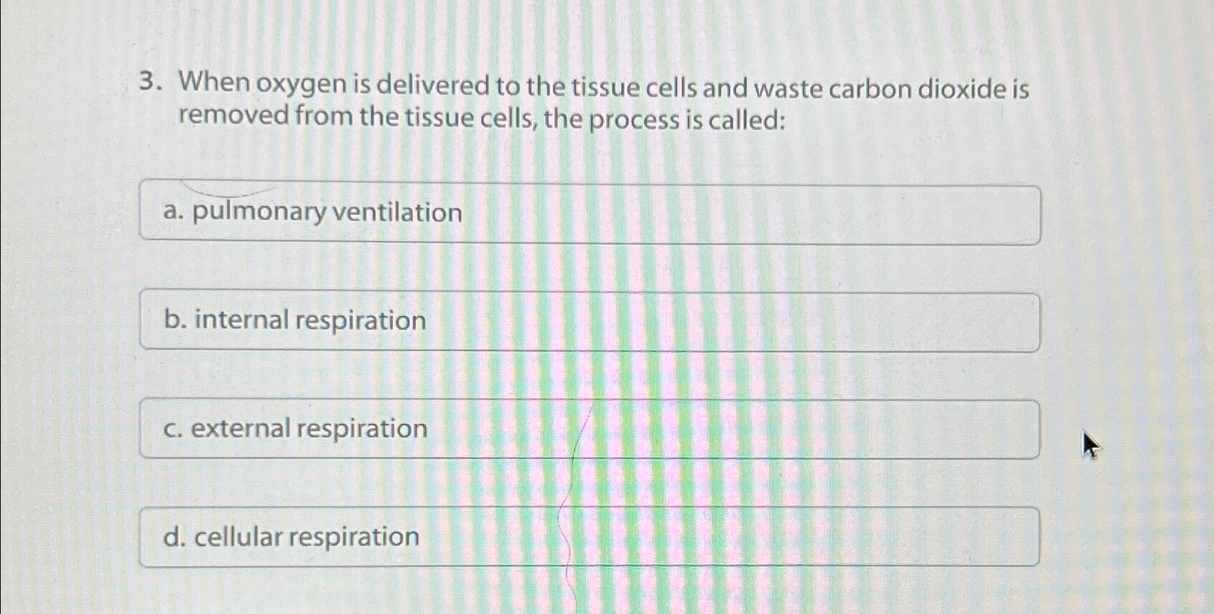 Solved When oxygen is delivered to the tissue cells and | Chegg.com