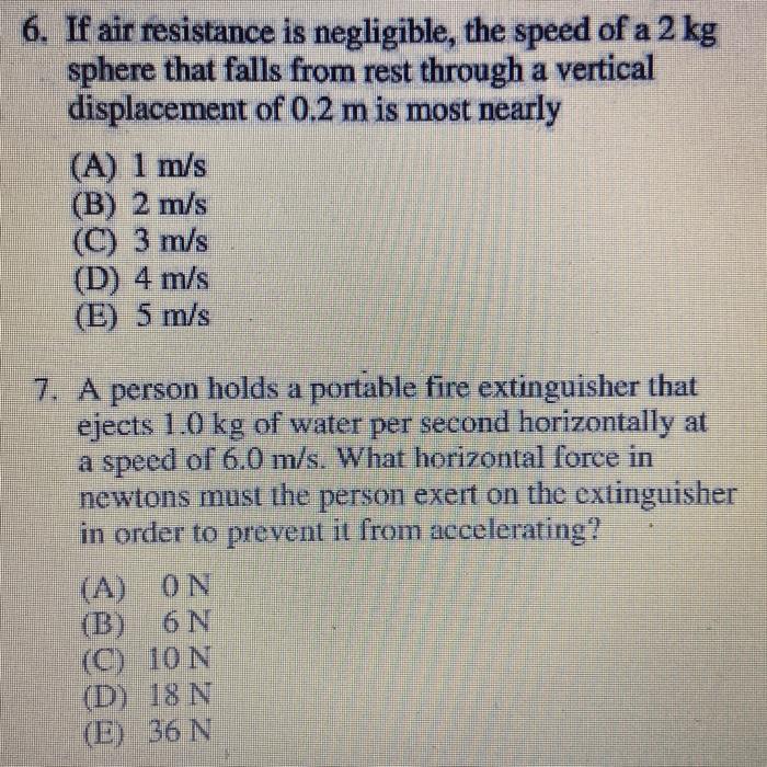 Solved 5. An object is thrown vertically upward in a region | Chegg.com