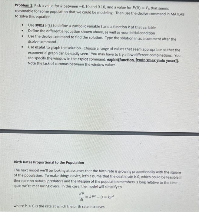 Solved Use MATLAB to write a script to solve each of the | Chegg.com