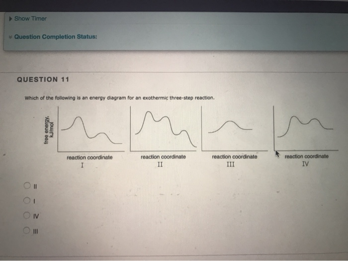 Solved Show Timer Question Completion Status: QUESTION 11 | Chegg.com
