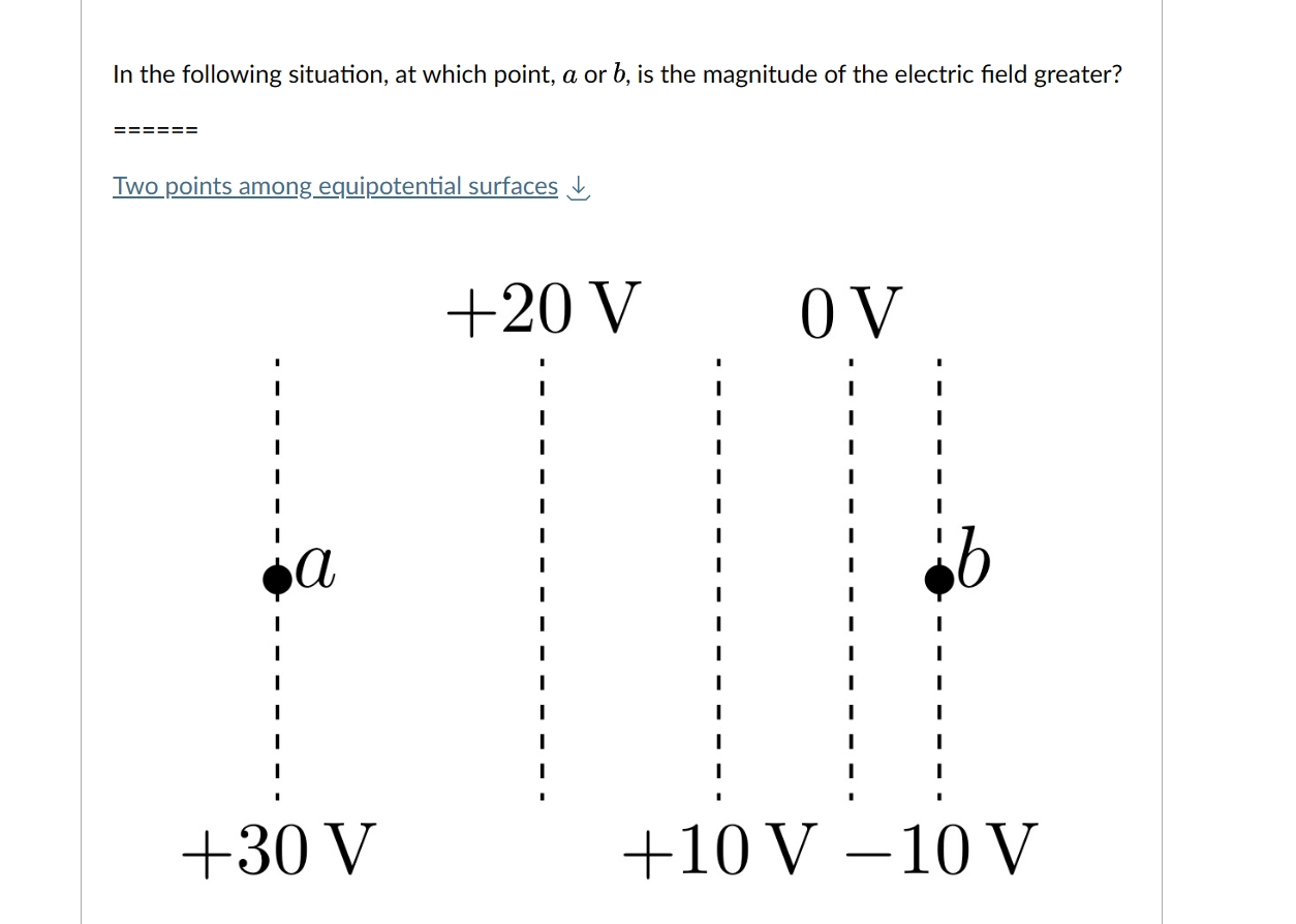 Solved In the following situation, at which point, a ﻿or b, | Chegg.com