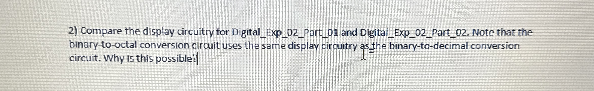 Solved Compare the display circuitry for | Chegg.com