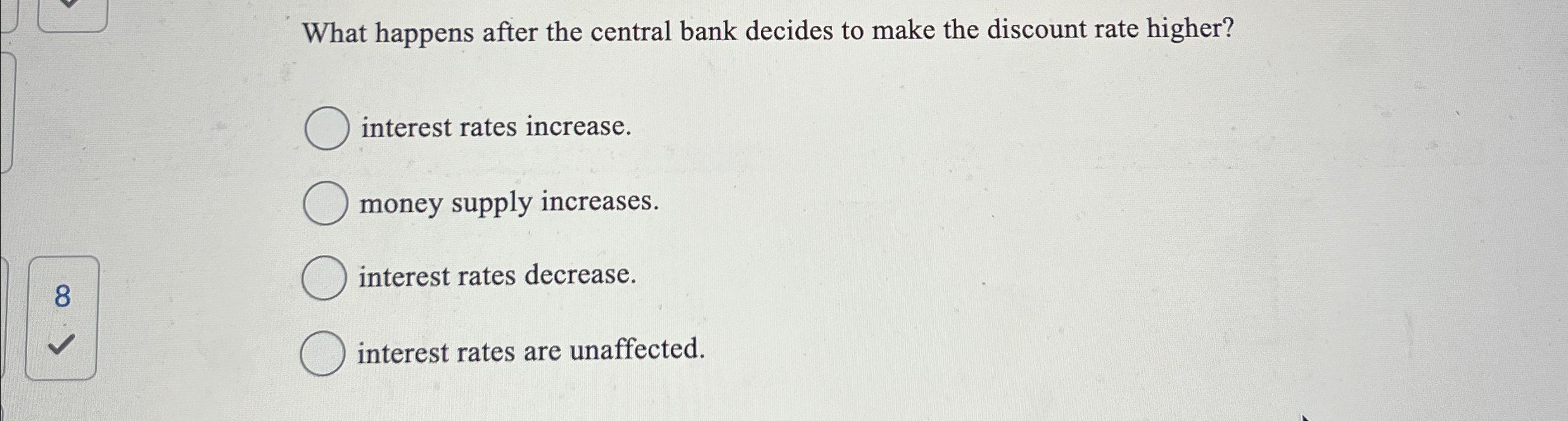 Solved What happens after the central bank decides to make | Chegg.com