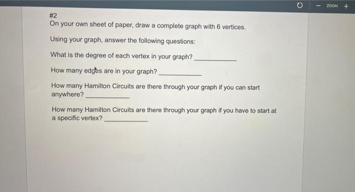 Solved Math 103 - Complete Graphs Practice #1 On your own | Chegg.com