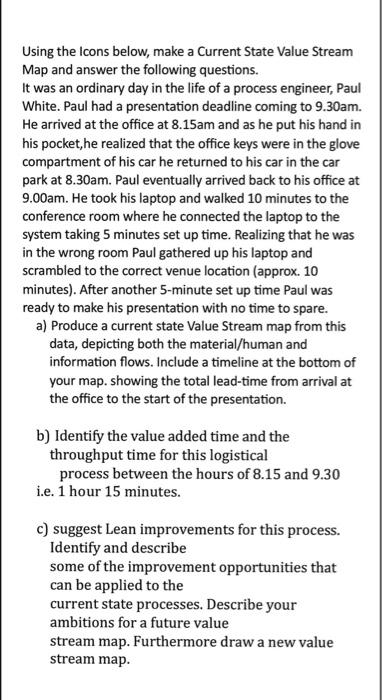 Using the Icons below, make a Current State Value | Chegg.com