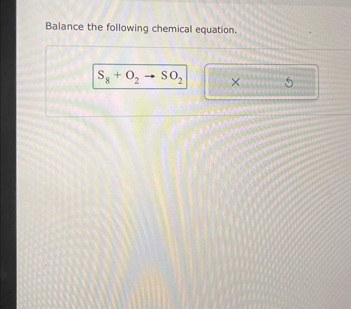 Solved Balance the following chemical equation.Aqueous | Chegg.com