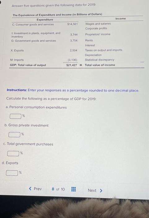 Solved Answer five questions given the following data for | Chegg.com