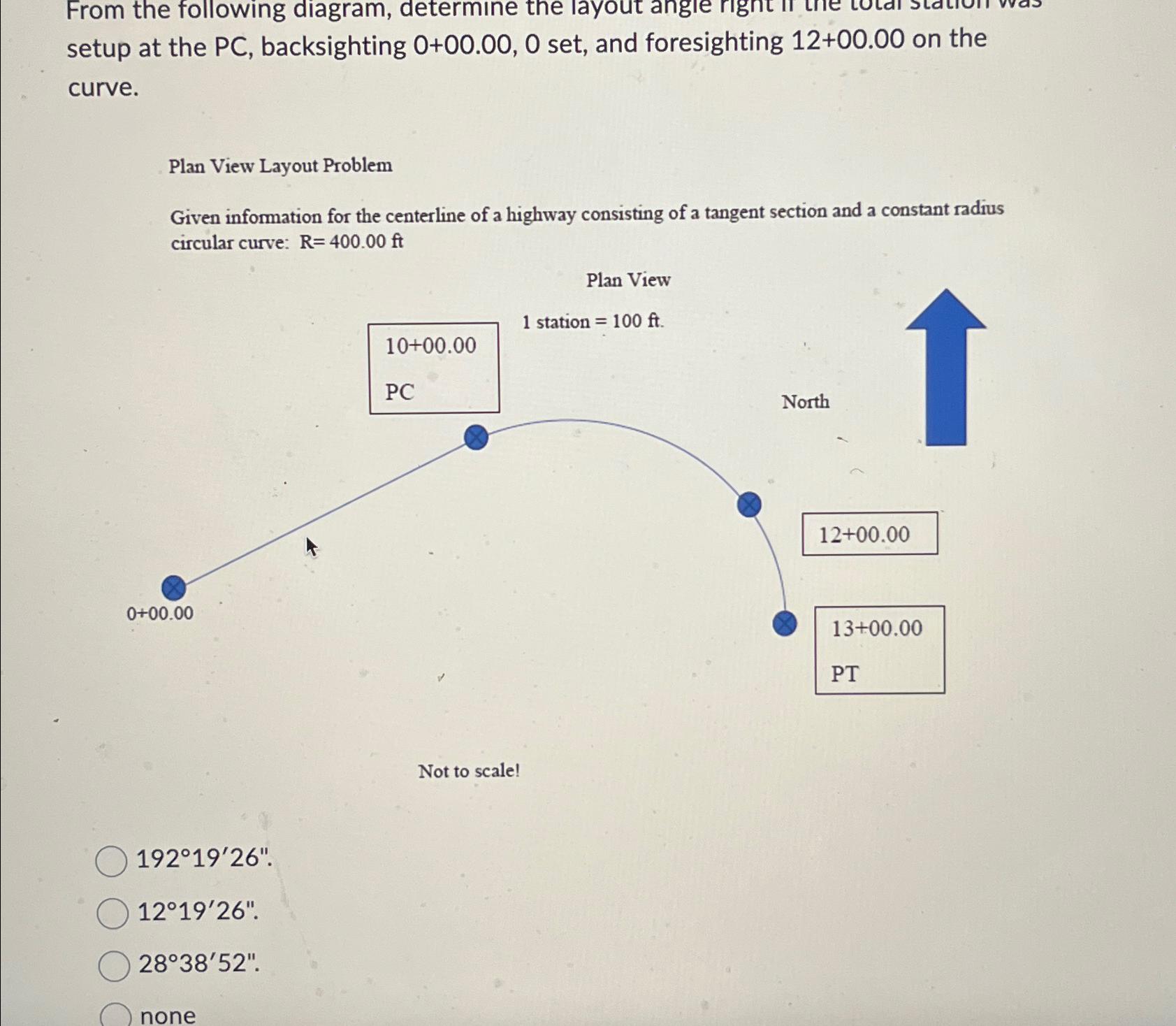 Solved From the following diagram, determine the layout | Chegg.com