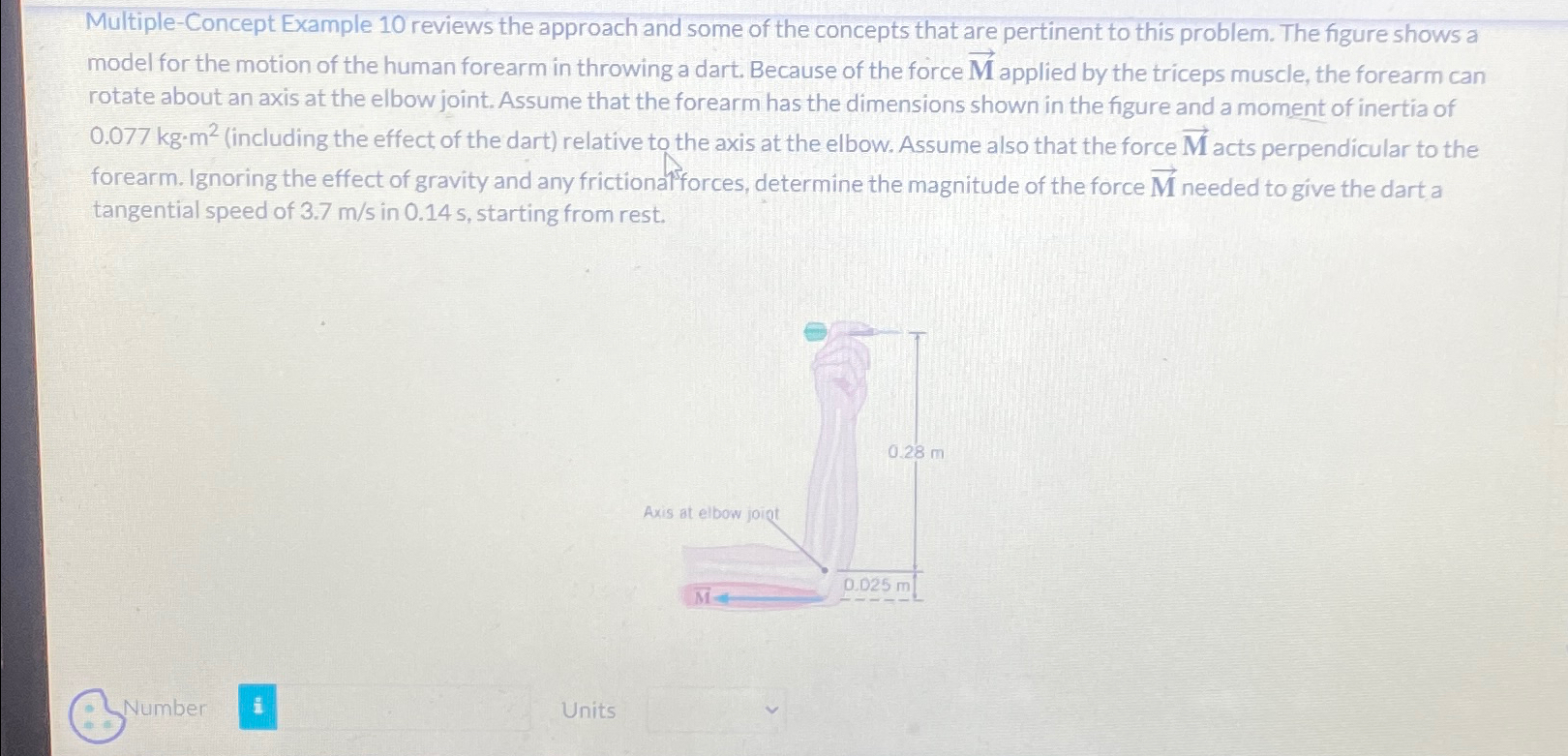 Solved Multiple-Concept Example 10 ﻿reviews the approach and | Chegg.com