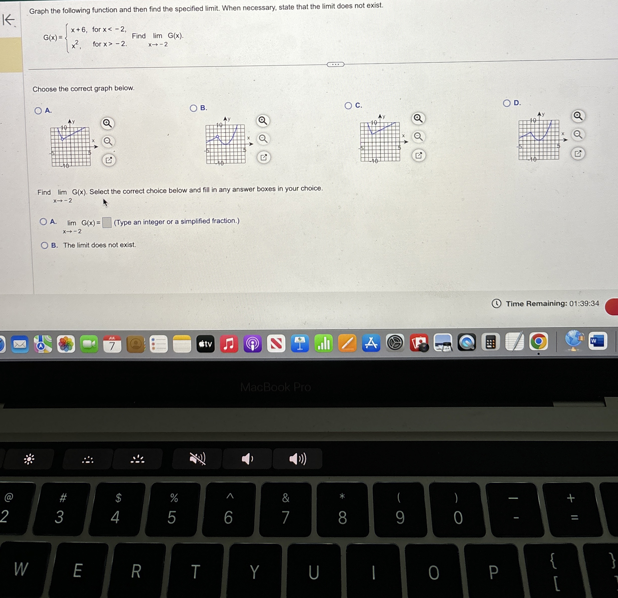 Solved Graph the following function and then find the | Chegg.com