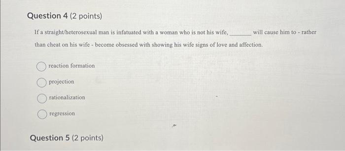 Solved If a straight/heterosexual man is infatuated with a | Chegg.com