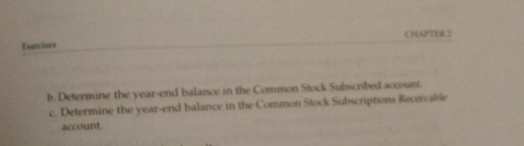 Solved +2. Stock subscriptions: Journal entries Investors | Chegg.com