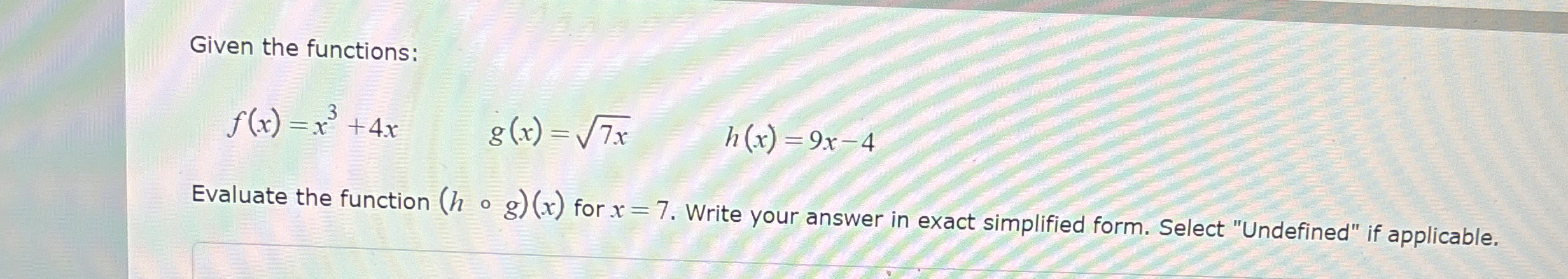 Solved How to solve Given the | Chegg.com