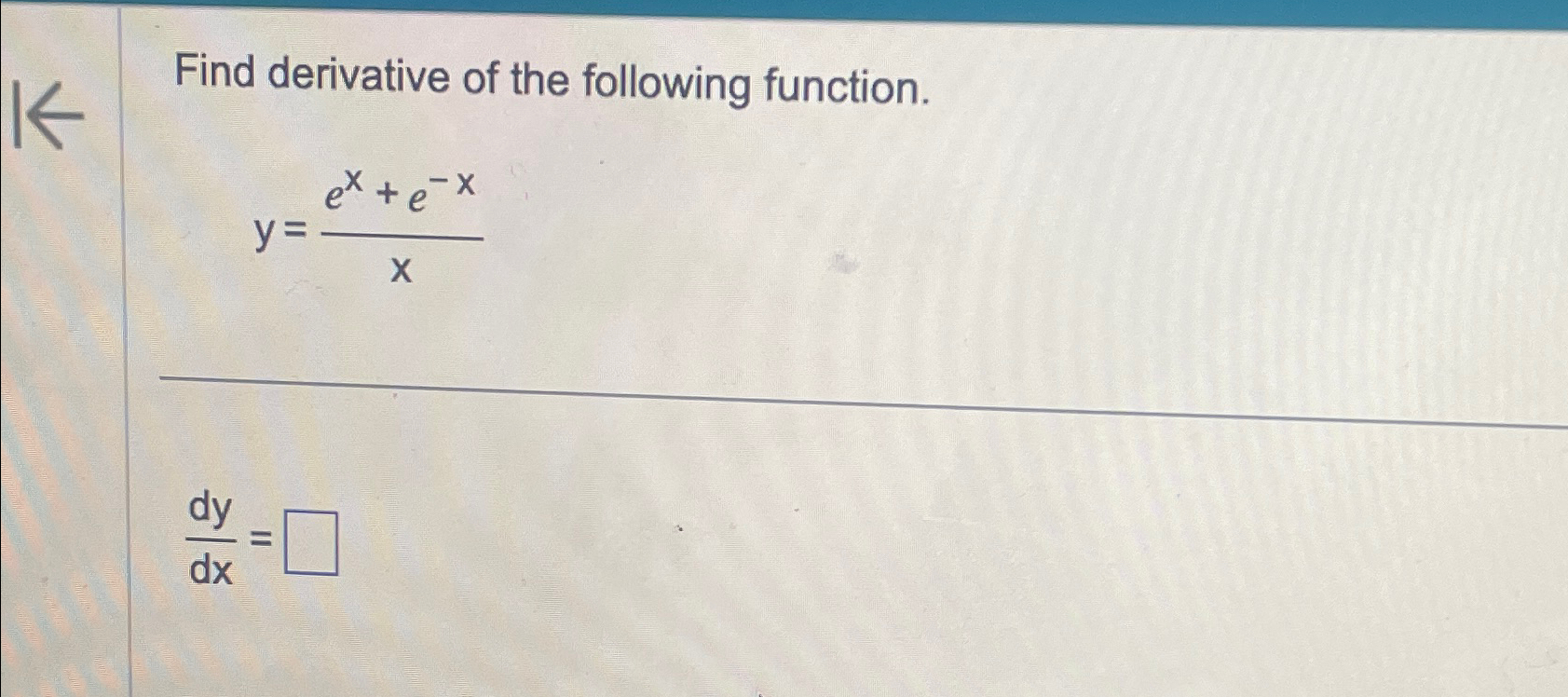 Solved Find derivative of the following | Chegg.com