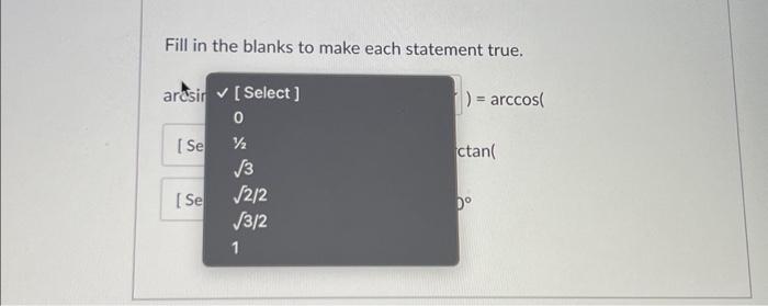 Solved Fill in the blanks to make each statement true. | Chegg.com
