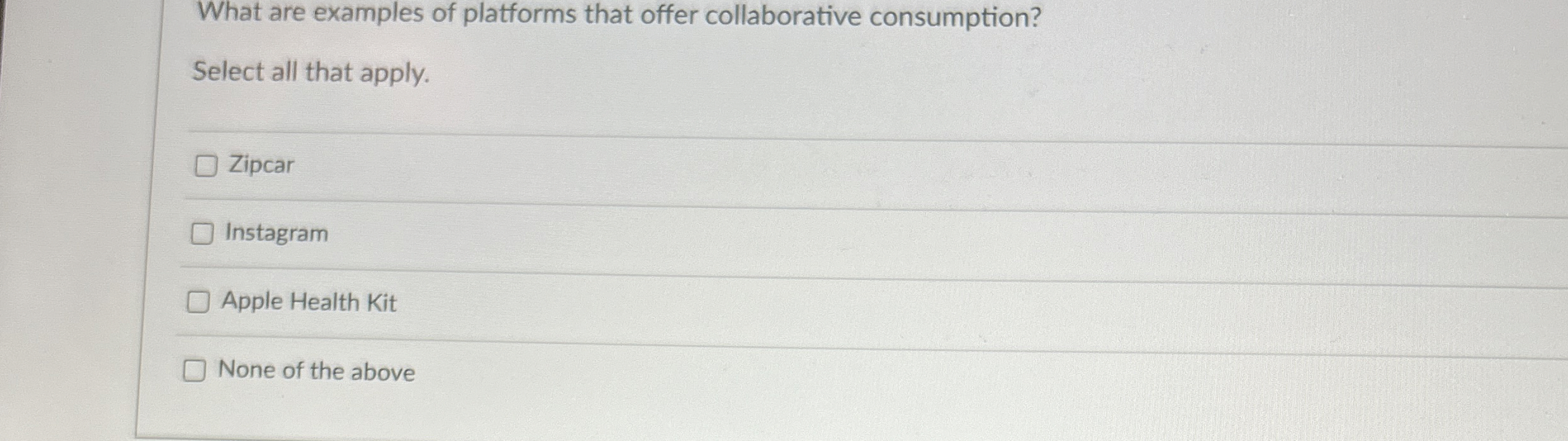 Solved What are examples of platforms that offer | Chegg.com