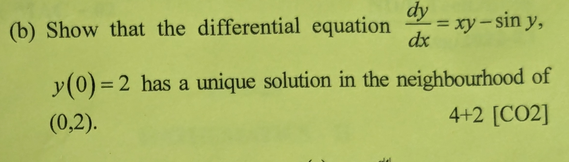 Solved Show that the differential equation | Chegg.com