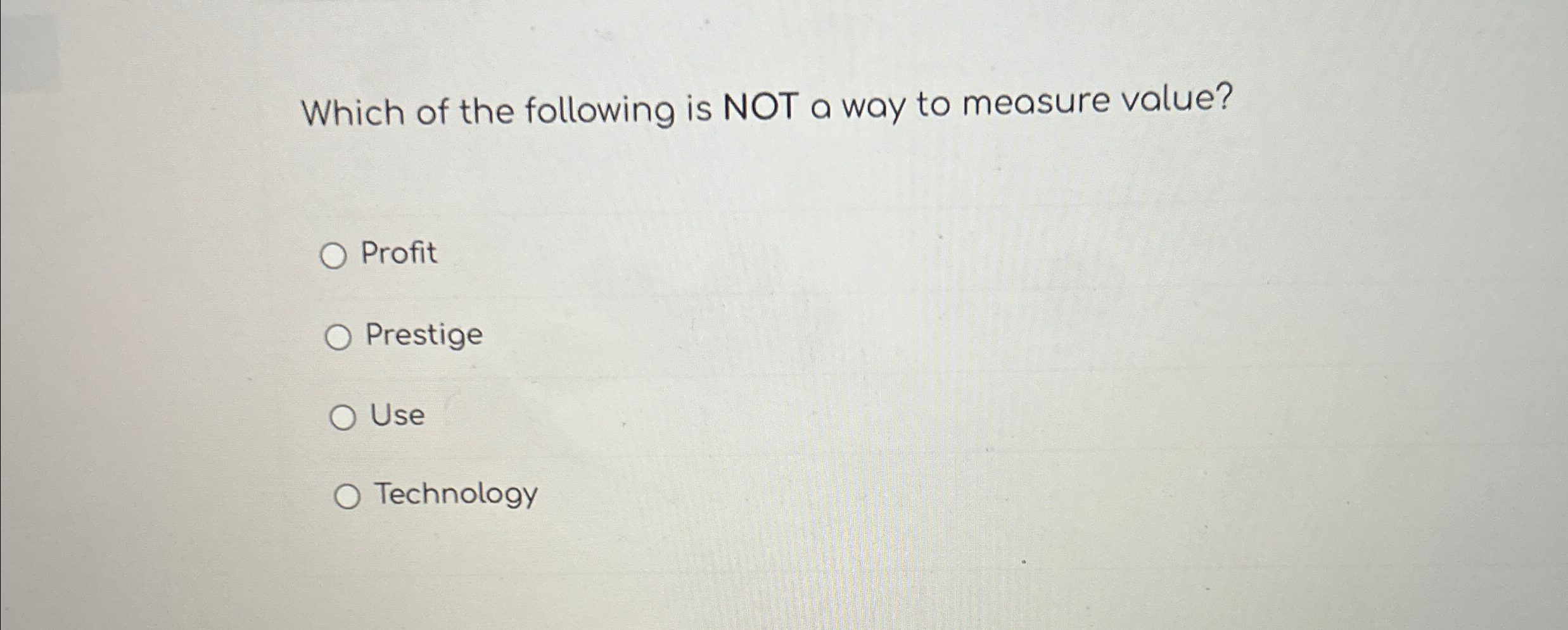 Solved Which of the following is NOT a way to measure | Chegg.com
