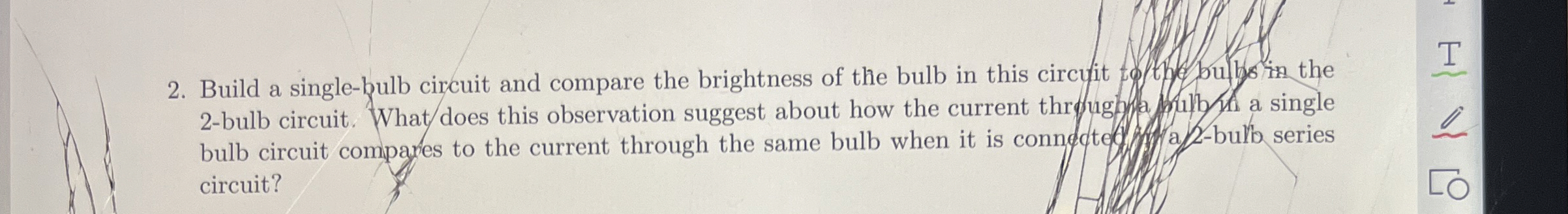 Solved Build a single-bulb circuit and compare the | Chegg.com