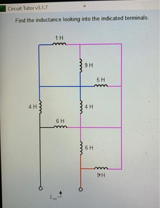 Solved Circuit Tutor V3.1.7 Find the inductance looking into | Chegg.com
