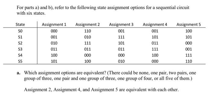 Solved For parts a) and b), refer to the following state | Chegg.com
