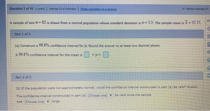 Solved Question 3 of 10 ( pint Allempl 12 of Urtimited View | Chegg.com Solved Question 3 of 10 ( pint Allempl 12 of Urtimited View | Chegg.com
